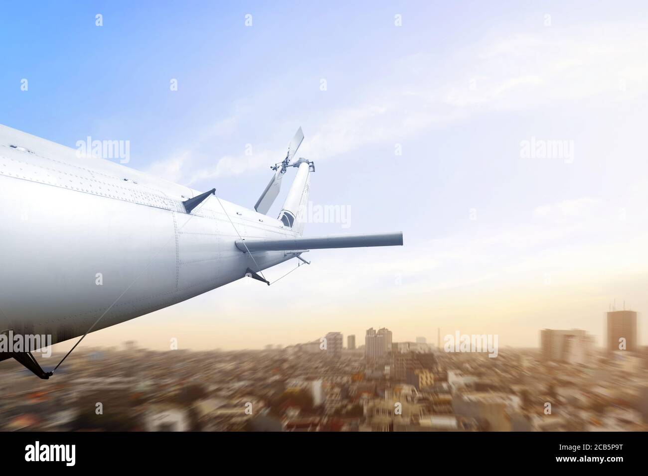 Airplane flying in the air with bright weather Stock Photo - Alamy