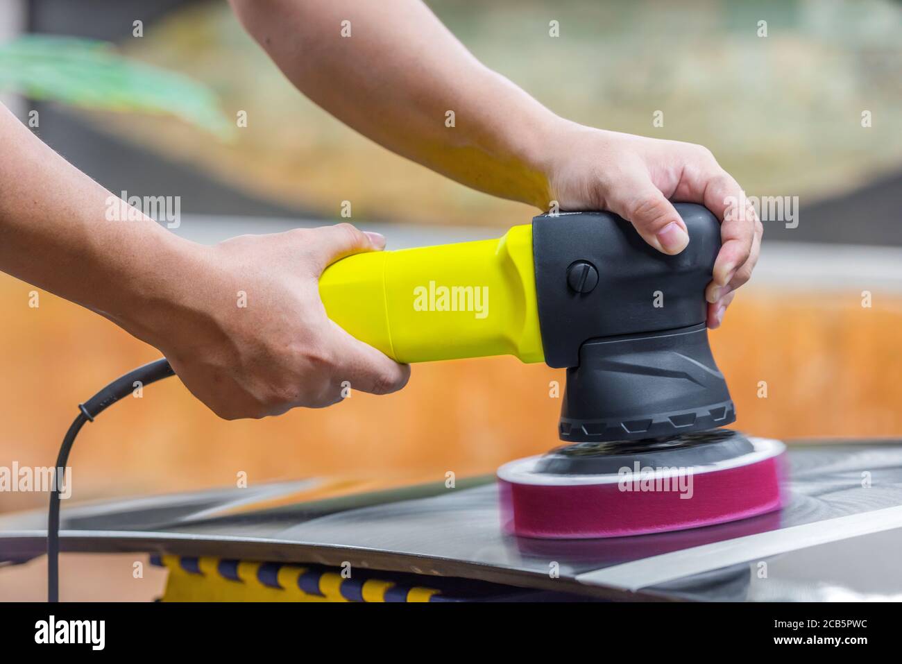 Polishing car body machine hi-res stock photography and images - Alamy