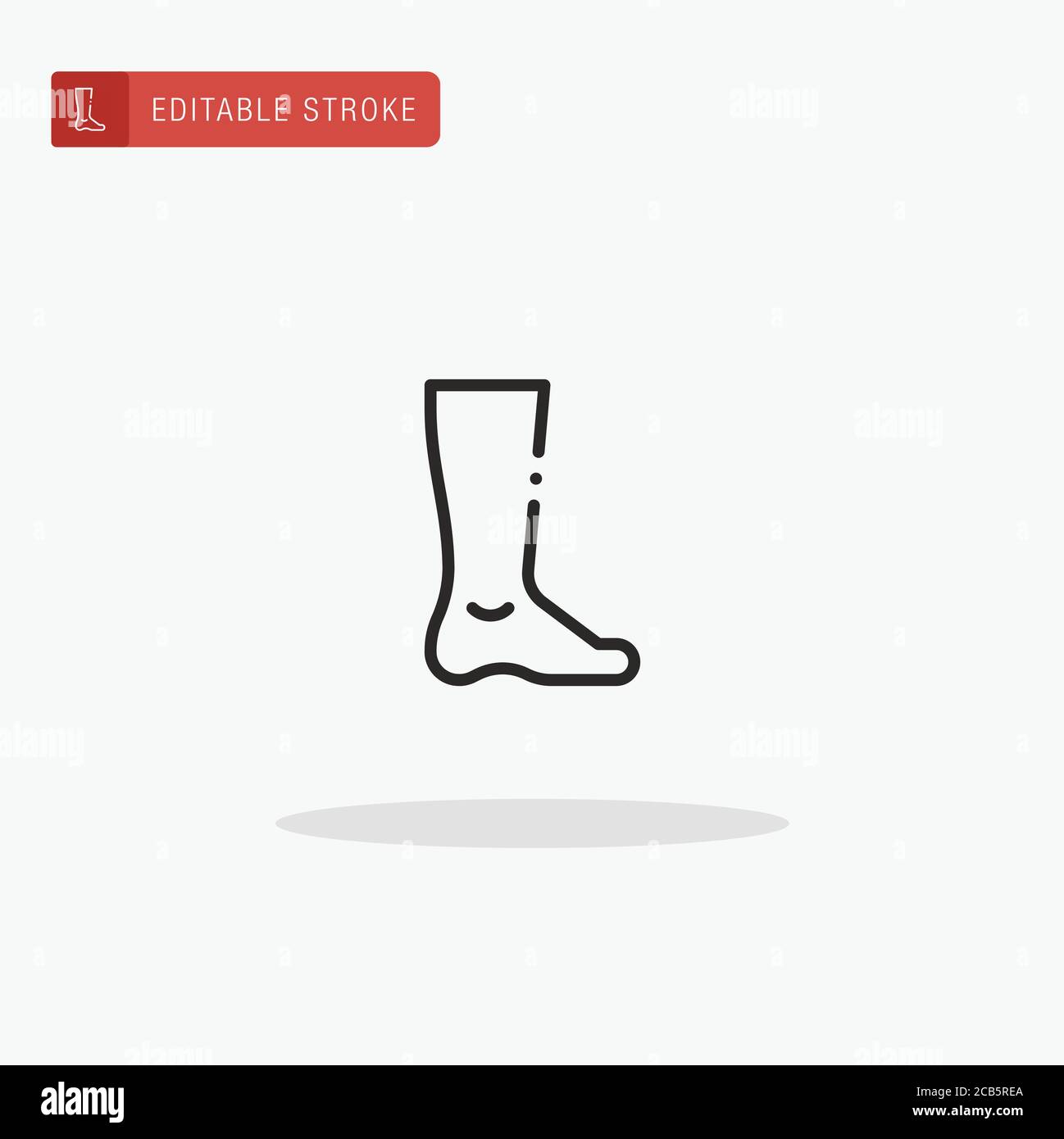 Foot icon vector. Foot icon for presentation Stock Vector Image & Art ...