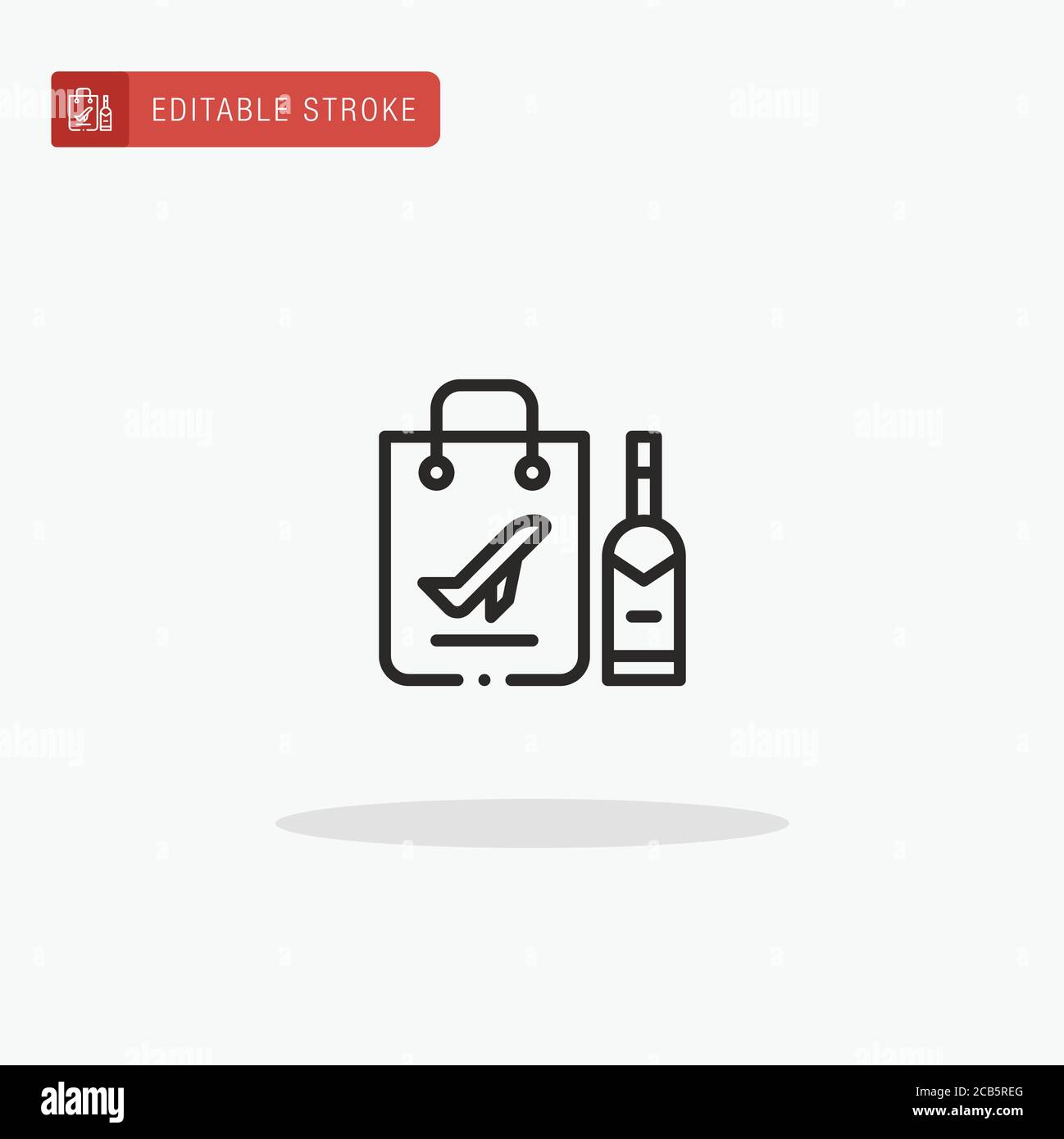 Duty Free icon vector. Duty Free icon for presentation Stock Vector ...