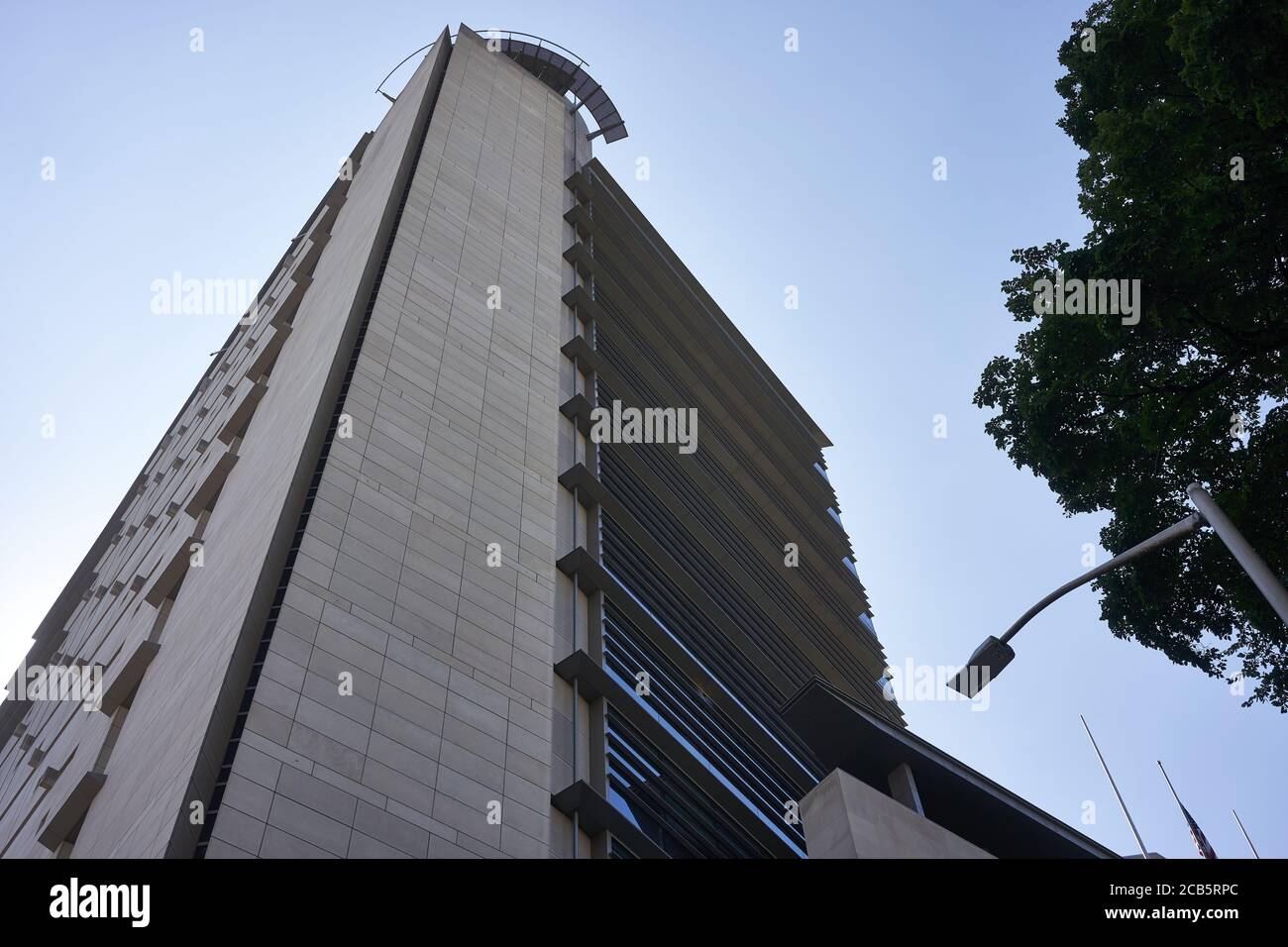The Mark O. Hatfield U.S. Courthouse, a federal courthouse in Portland ...
