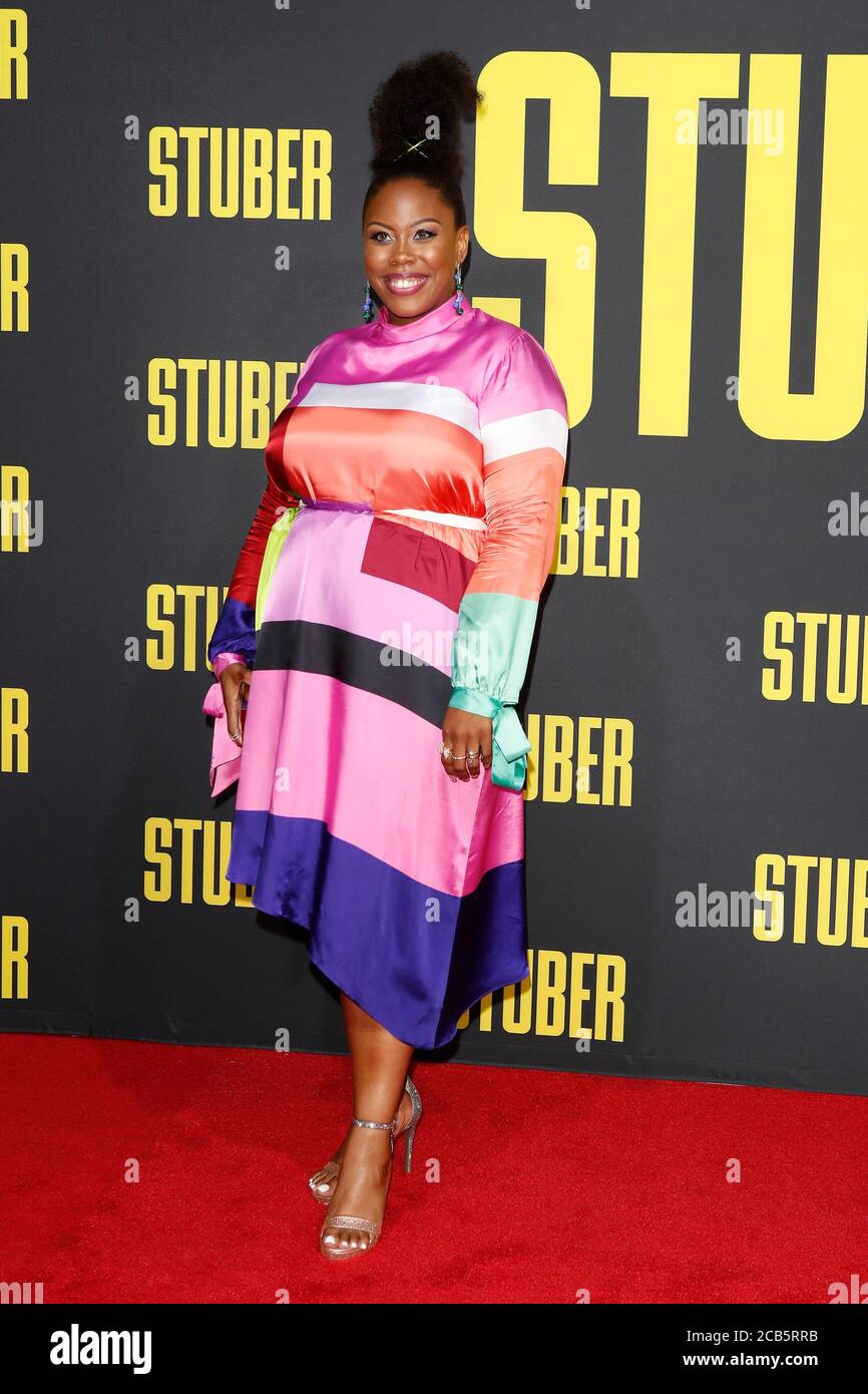 LOS ANGELES - JUL 10: Amber Chardae Robinson at the "Stuber" Premiere ...