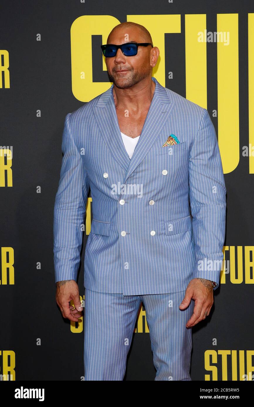 LOS ANGELES - JUL 10: Dave Bautista at the "Stuber" Premiere at the ...