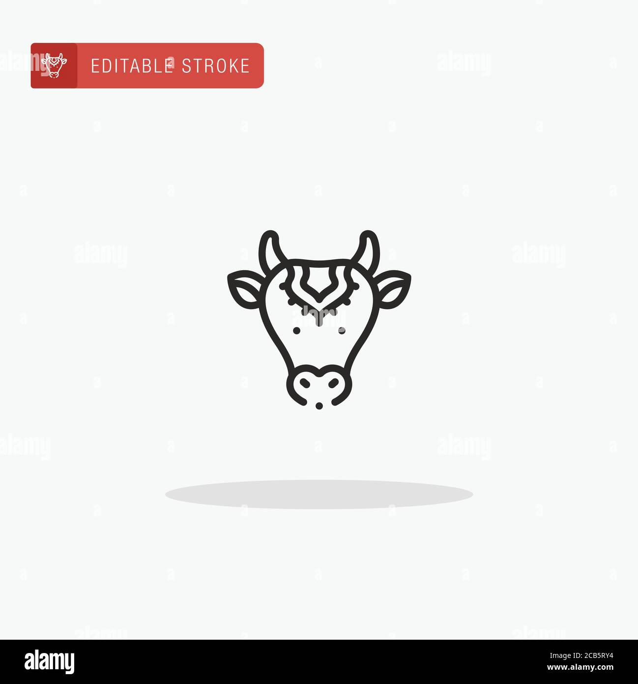 Cow icon vector. Cow icon for presentation Stock Vector Image & Art - Alamy
