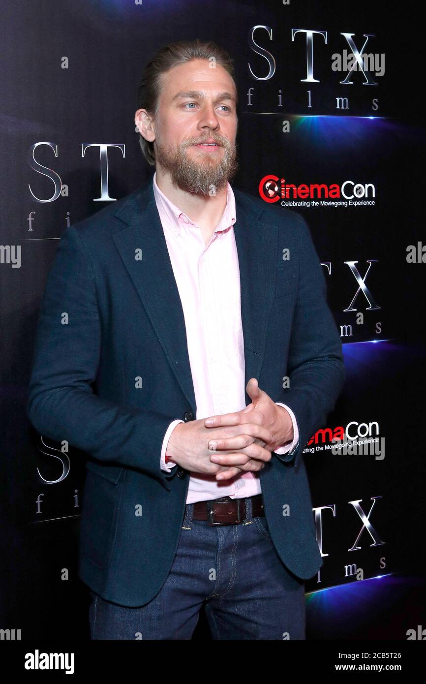 LAS VEGAS - APR 2: Charlie Hunnam at the 2019 CinemaCon - STX films at ...