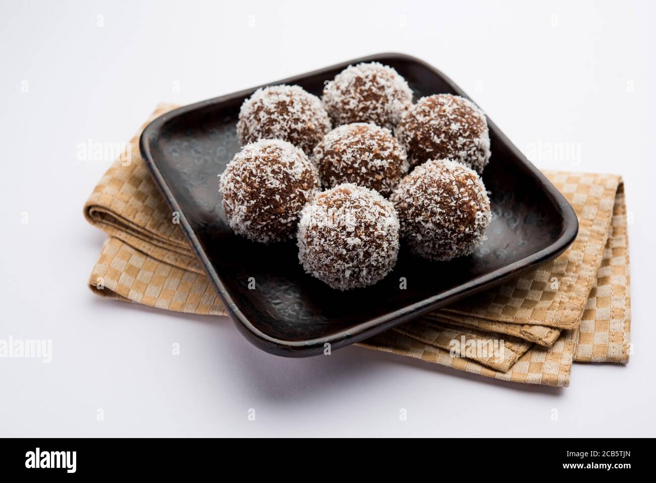 Chocolate Coconut Laddu or Laddoo is a twist to a traditional Nariyal ...