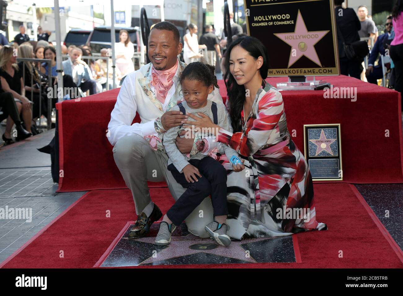 LOS ANGELES - SEP 24: Terrence Howard, child, Mira Pak at the Terrence ...