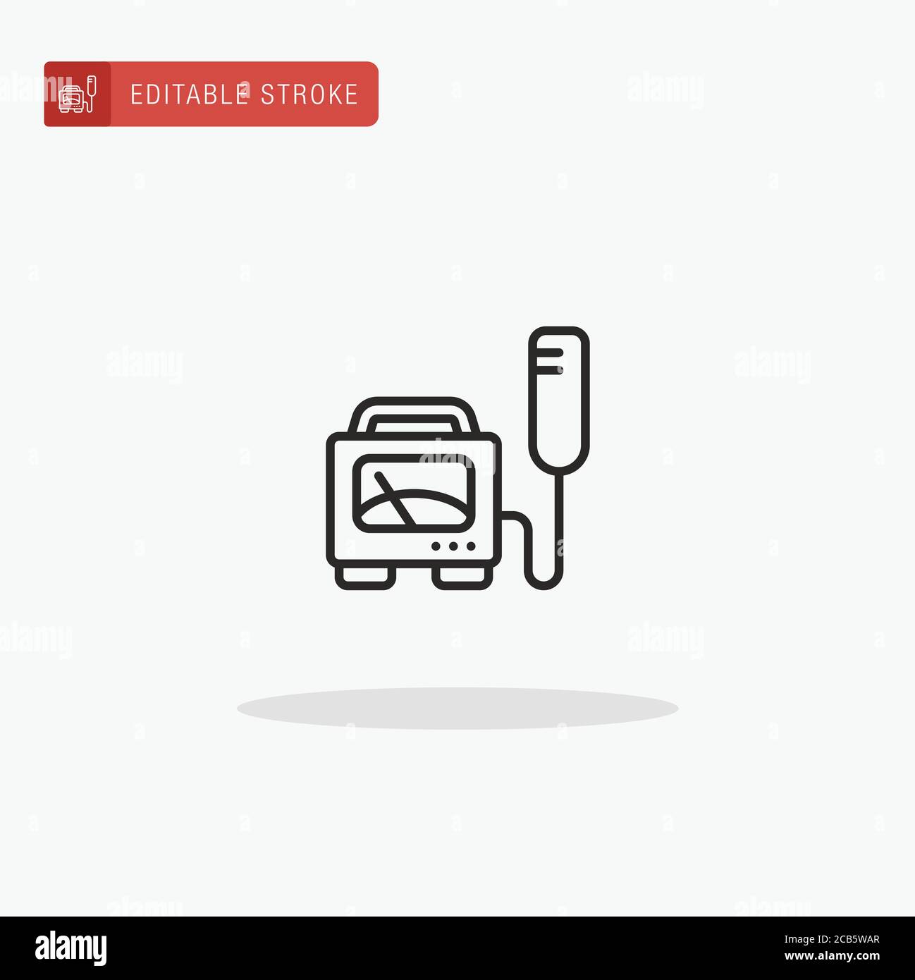 Radiation Detector icon vector. Radiation Detector icon for ...