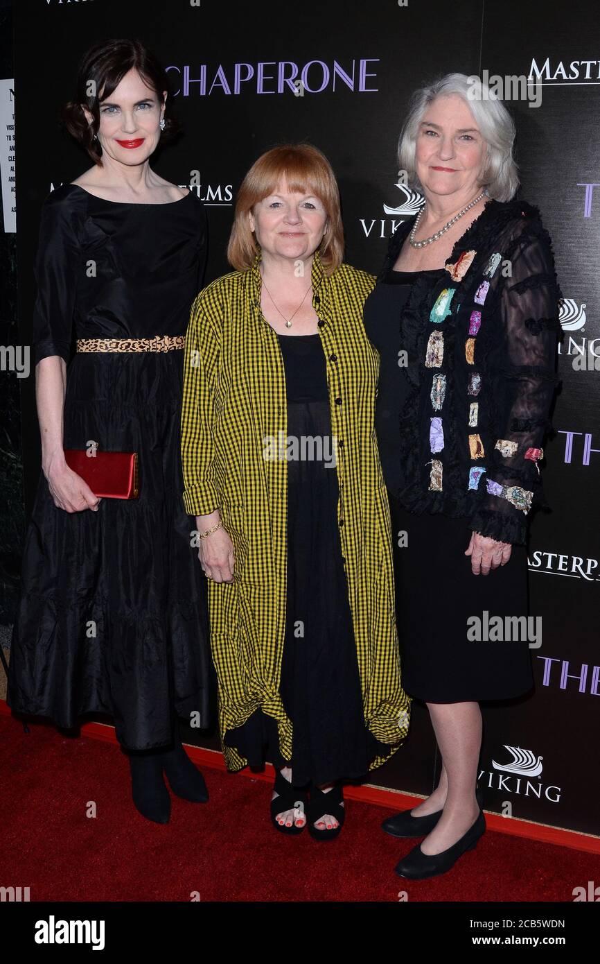 LOS ANGELES - APR 3: Elizabeth McGovern, Lesley Nicol, Rebecca Eaton at ...