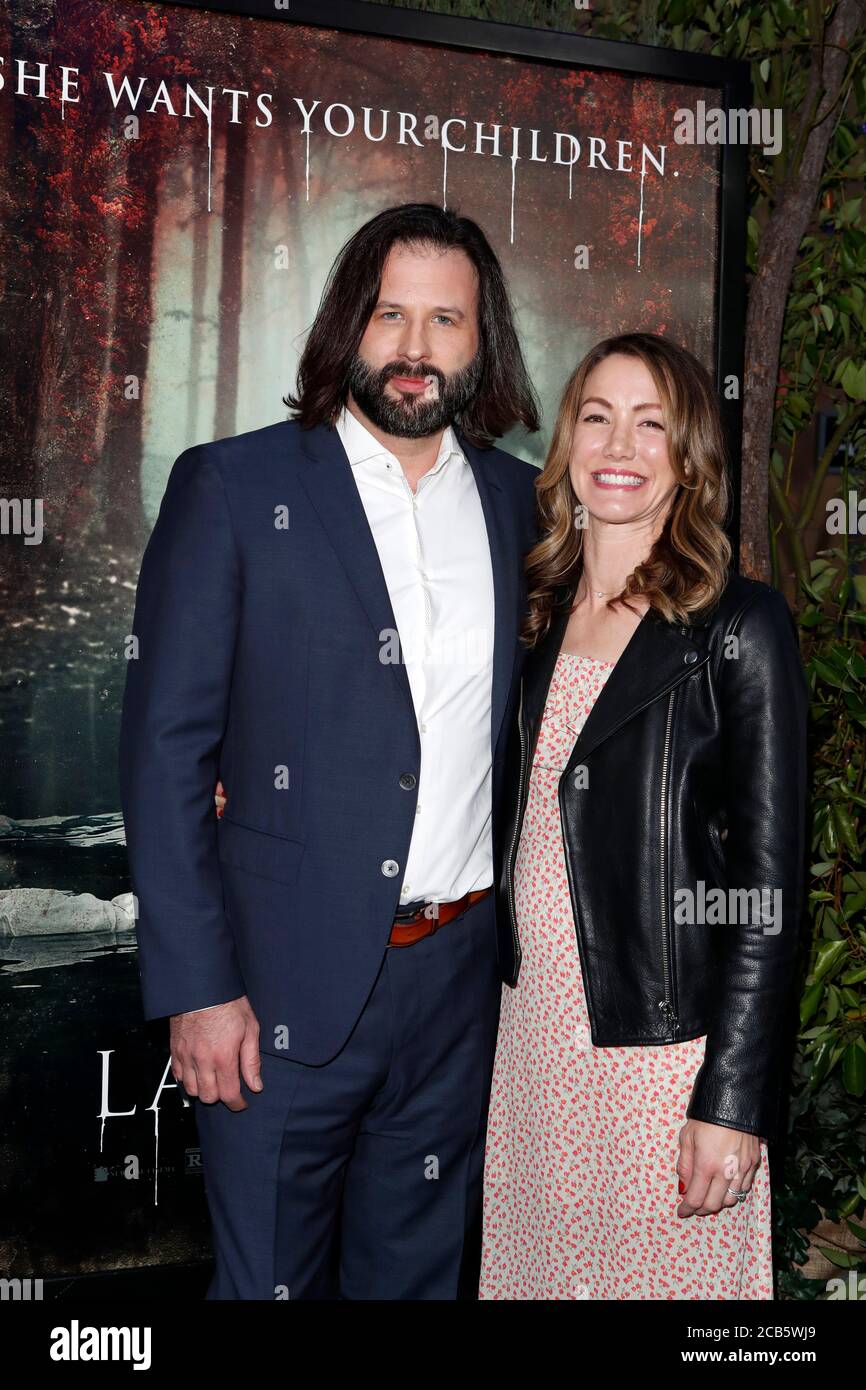 LOS ANGELES - APR 15: Gary Dauberman, Sara Dauberman at the "The Curse ...