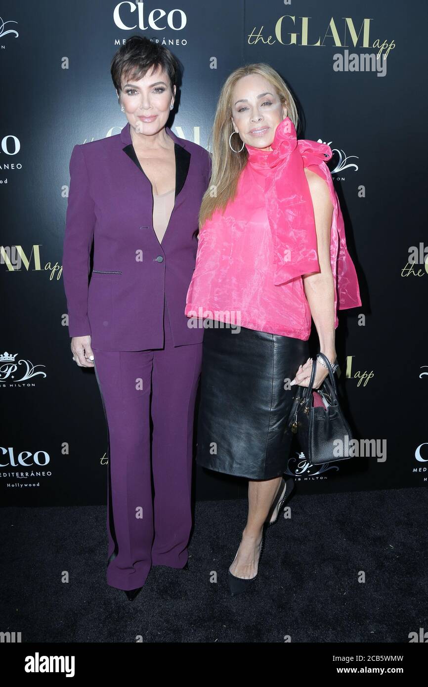 LOS ANGELES - JUN 19: Kris Jenner, Faye Resnick at the The Glam App ...