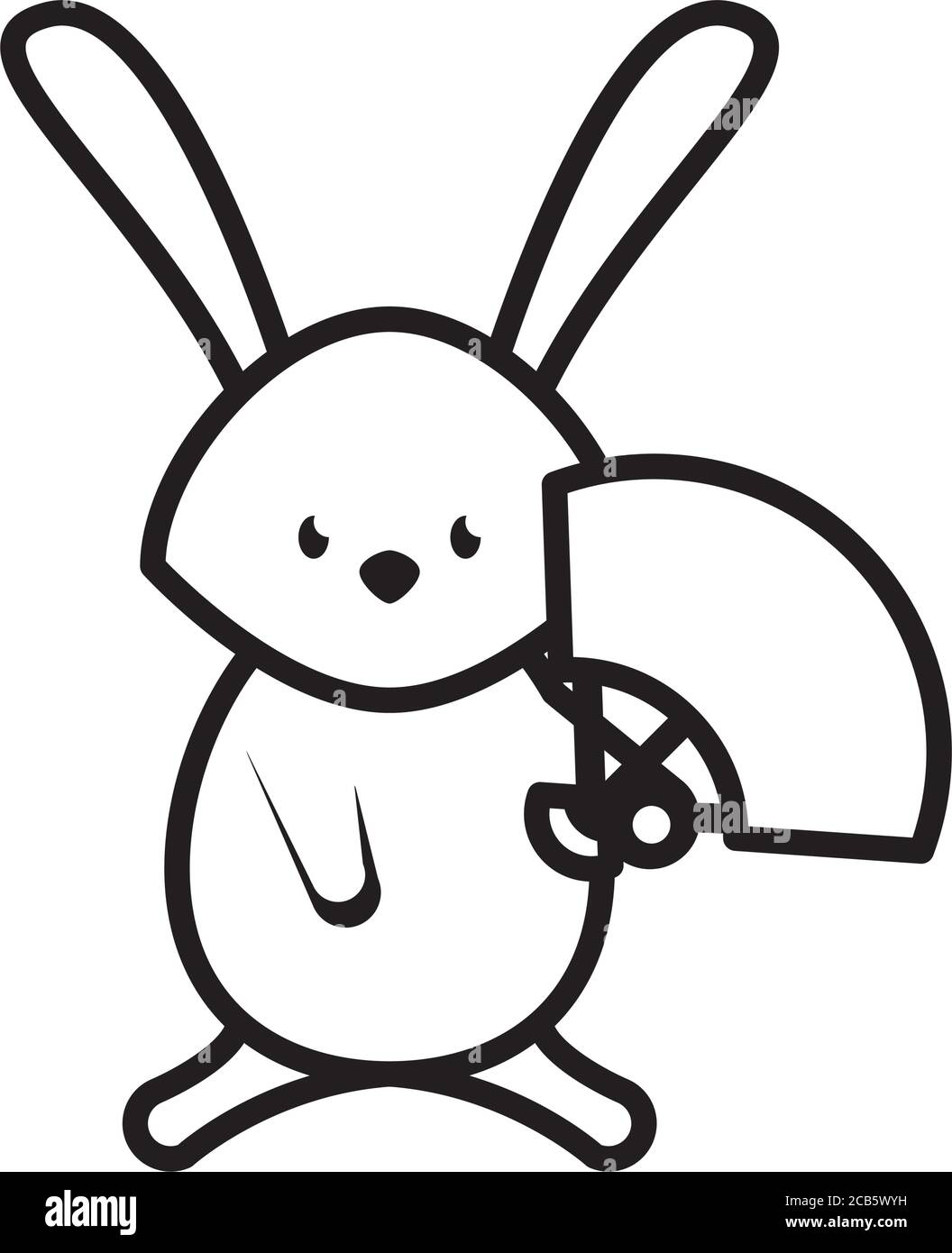 Rabbit with fan hi-res stock photography and images - Alamy