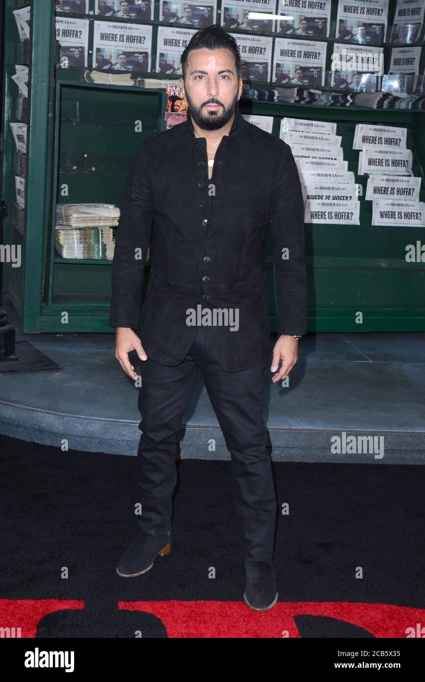 LOS ANGELES - OCT 24: Danny A. Abeckaser at "The Irishman" Premiere at ...