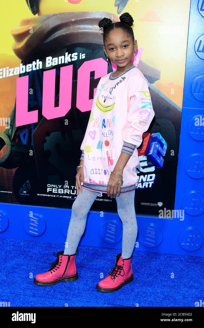 LOS ANGELES - FEB 2: Lay Lay at "The Lego Movie 2: The Second Part ...