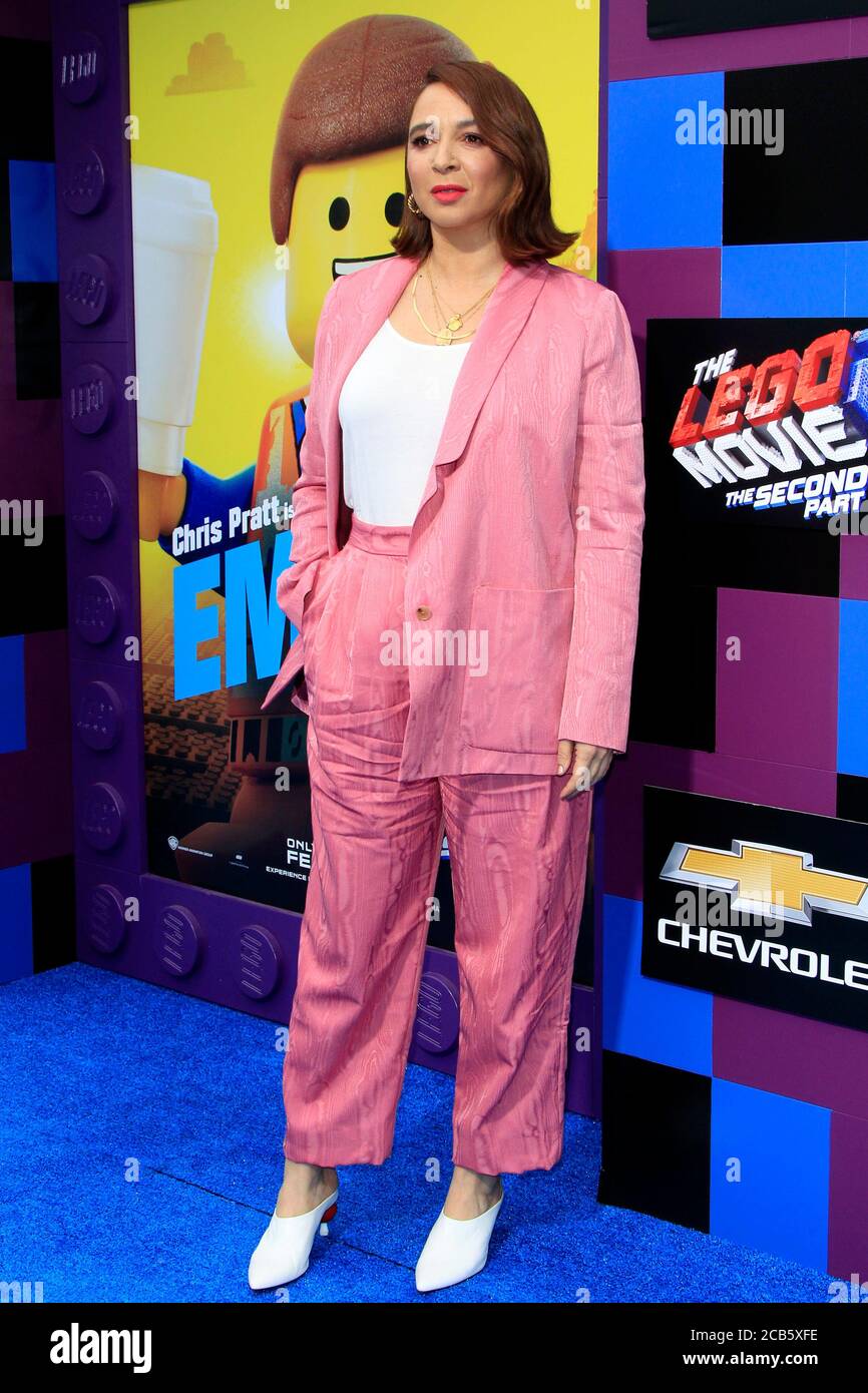 LOS ANGELES - FEB 2: Maya Rudolph at "The Lego Movie 2: The Second Part ...