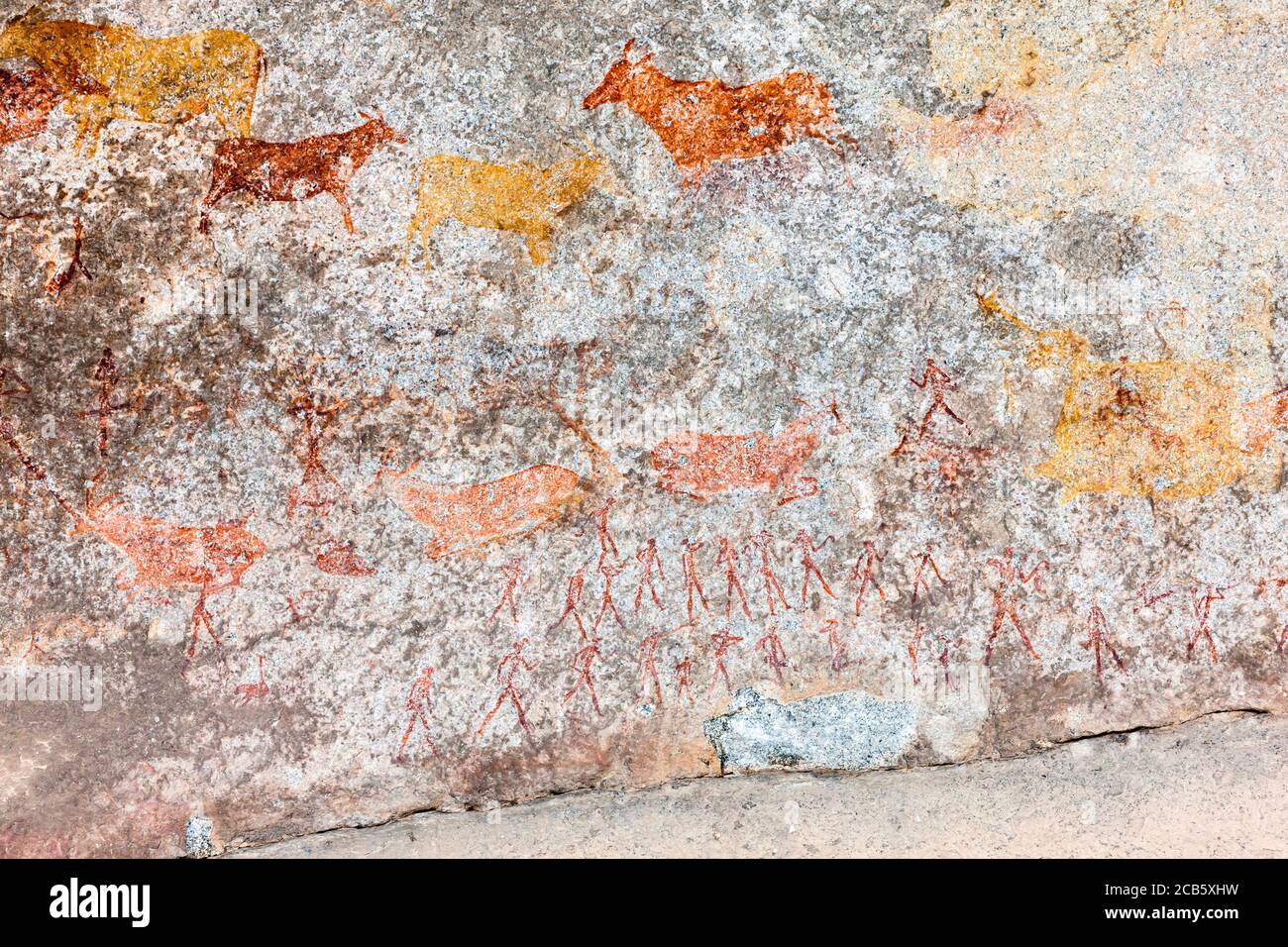 Matopos national park rock painting hi-res stock photography and images ...