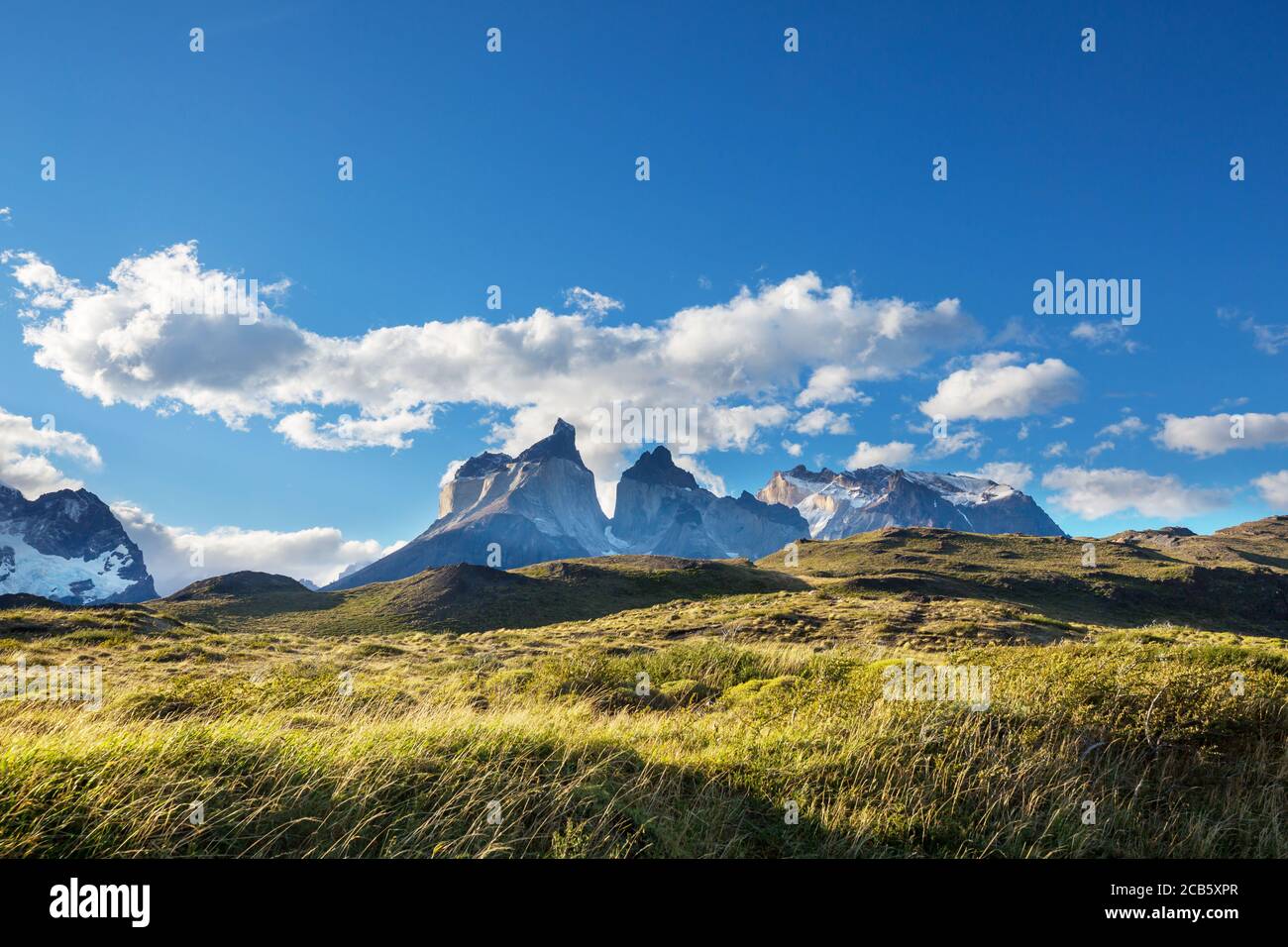 Beautiful mountain landscapes in Torres Del Paine National Park, Chile ...