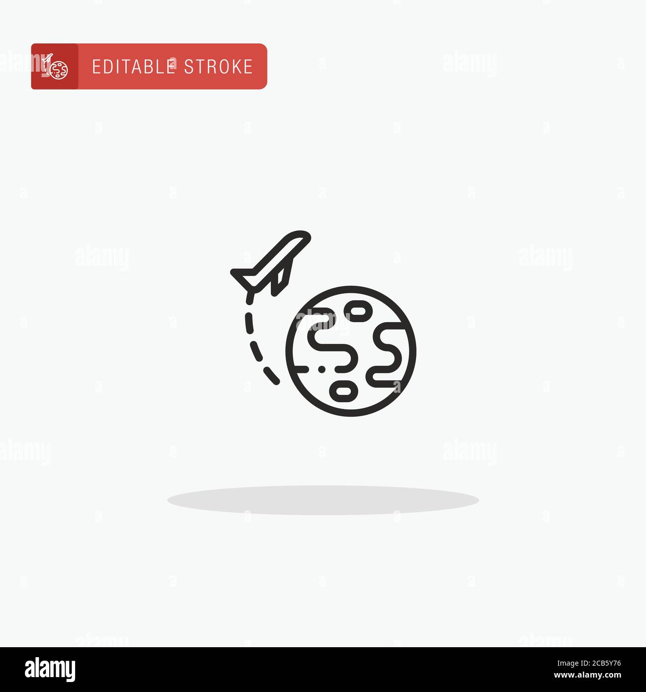 Flight Route icon vector. Flight Route icon for presentation Stock ...