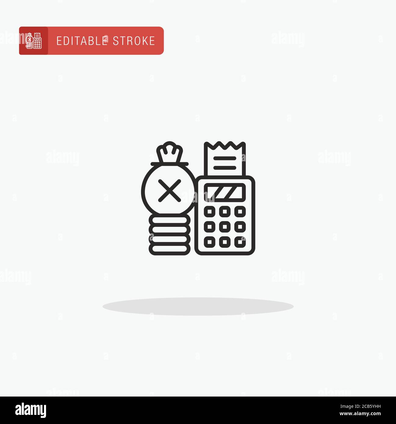 Calculator icon vector. Calculator icon for presentation Stock Vector ...