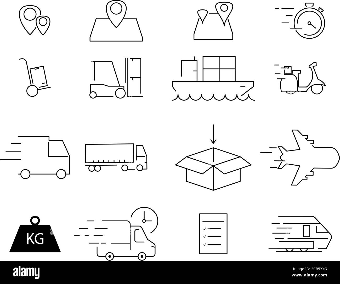 People on ship icons Stock Vector Images - Alamy