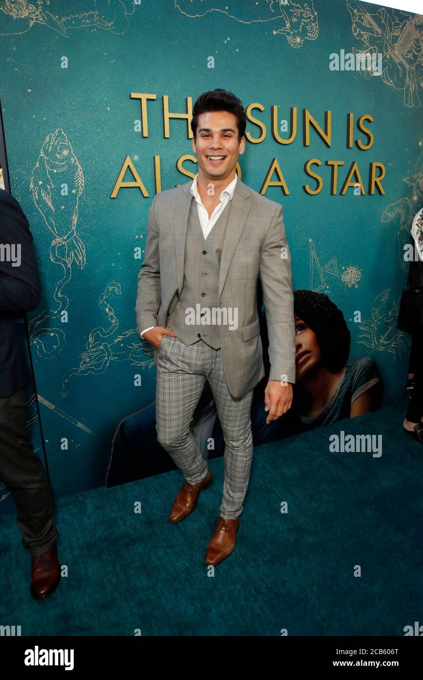 LOS ANGELES - MAY 13: Drew Ray Tanner at the "The Sun Is Also A Star ...