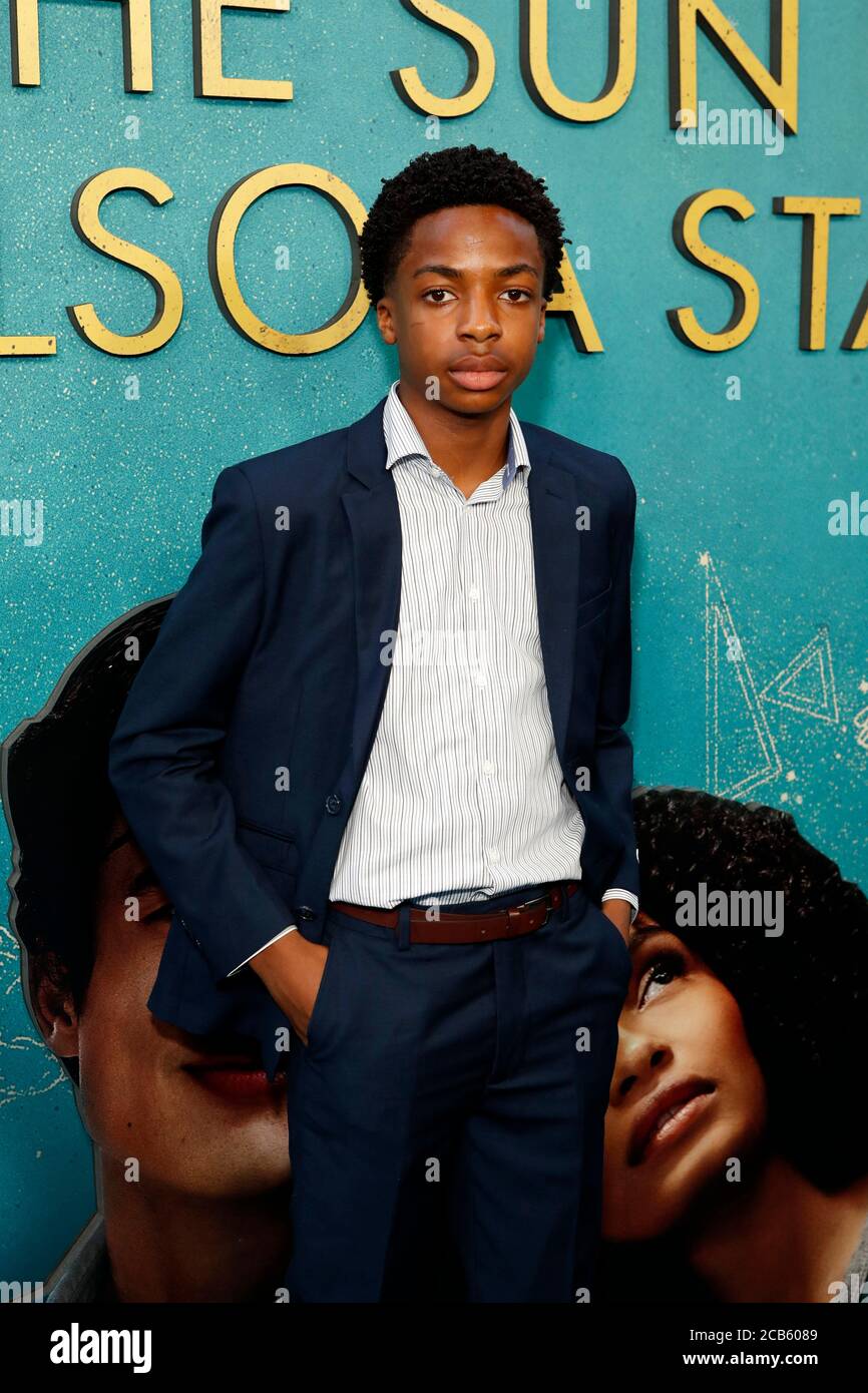 LOS ANGELES - MAY 13: Jordan Williams at the "The Sun Is Also A Star ...