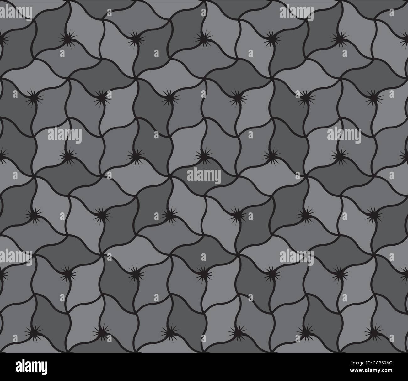 Geometric Seamless Pattern From Smooth Lines Three Dimensional Pattern