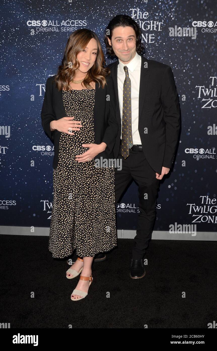 LOS ANGELES - MAR 26: Audrey Chon, Jason LaVeris at "The Twilight Zone ...