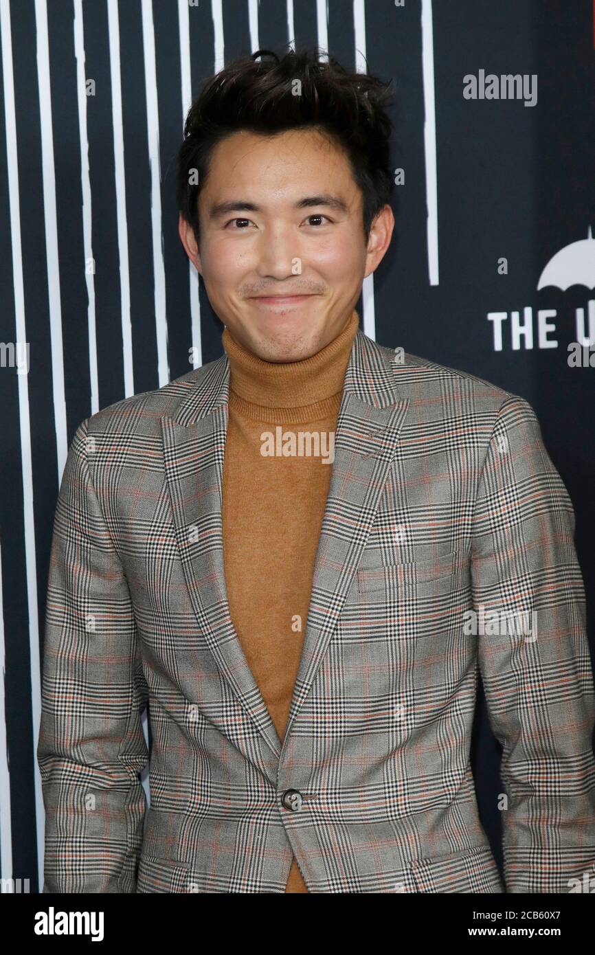 LOS ANGELES - FEB 12: Justin Min at the "The Umbrella Academy" Premiere ...