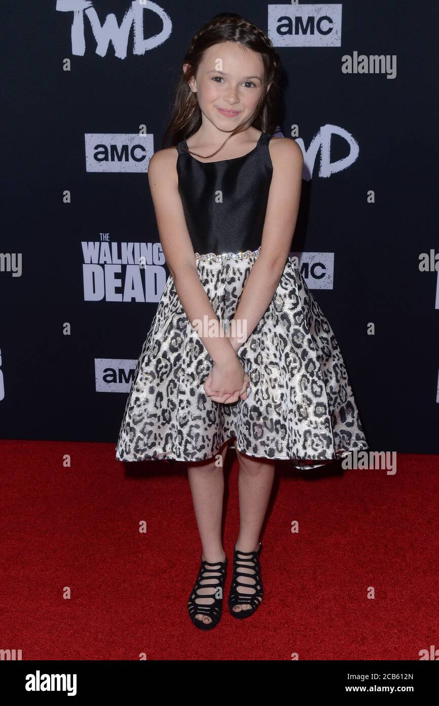 LOS ANGELES - SEP 23: Cailey Fleming at the "The Walking Dead" Season ...