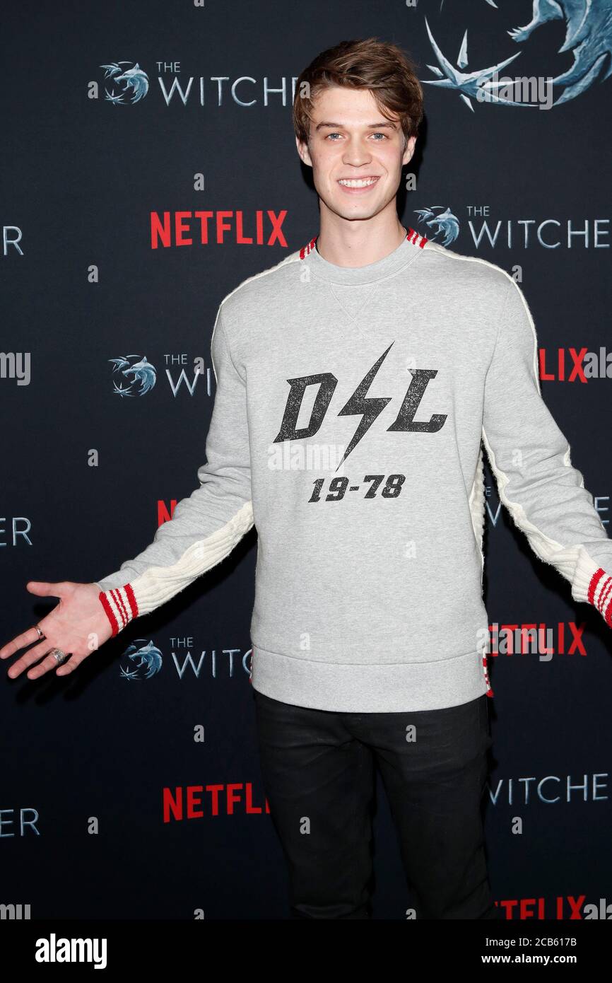 LOS ANGELES - DEC 3: Colin Ford at the "The Witcher" Premiere Screening ...