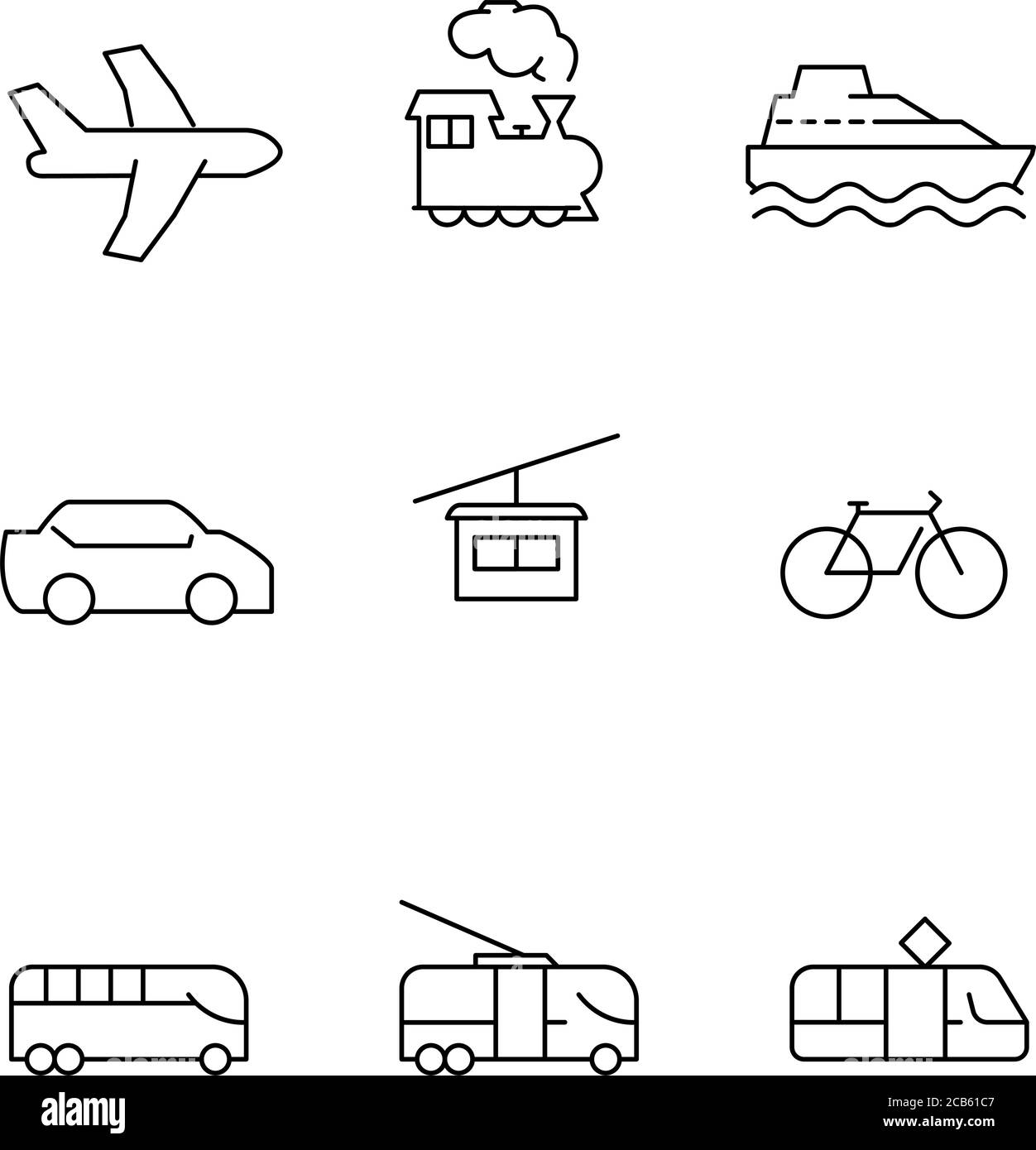 People on ship icons Stock Vector Images - Alamy
