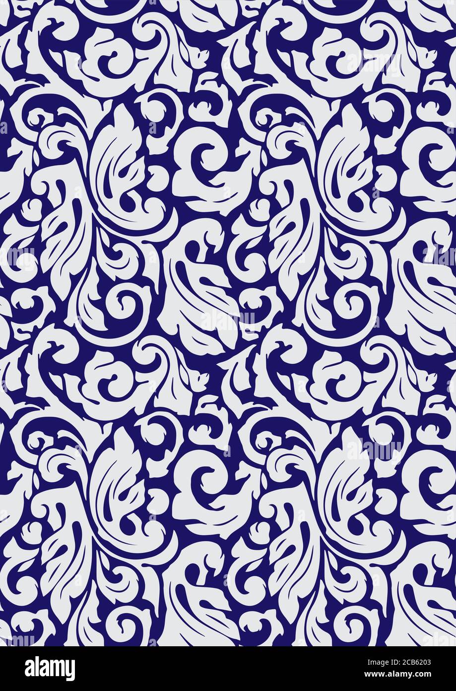 Vector seamless floral pattern. Rich ornament, Royal victorian seamless ...