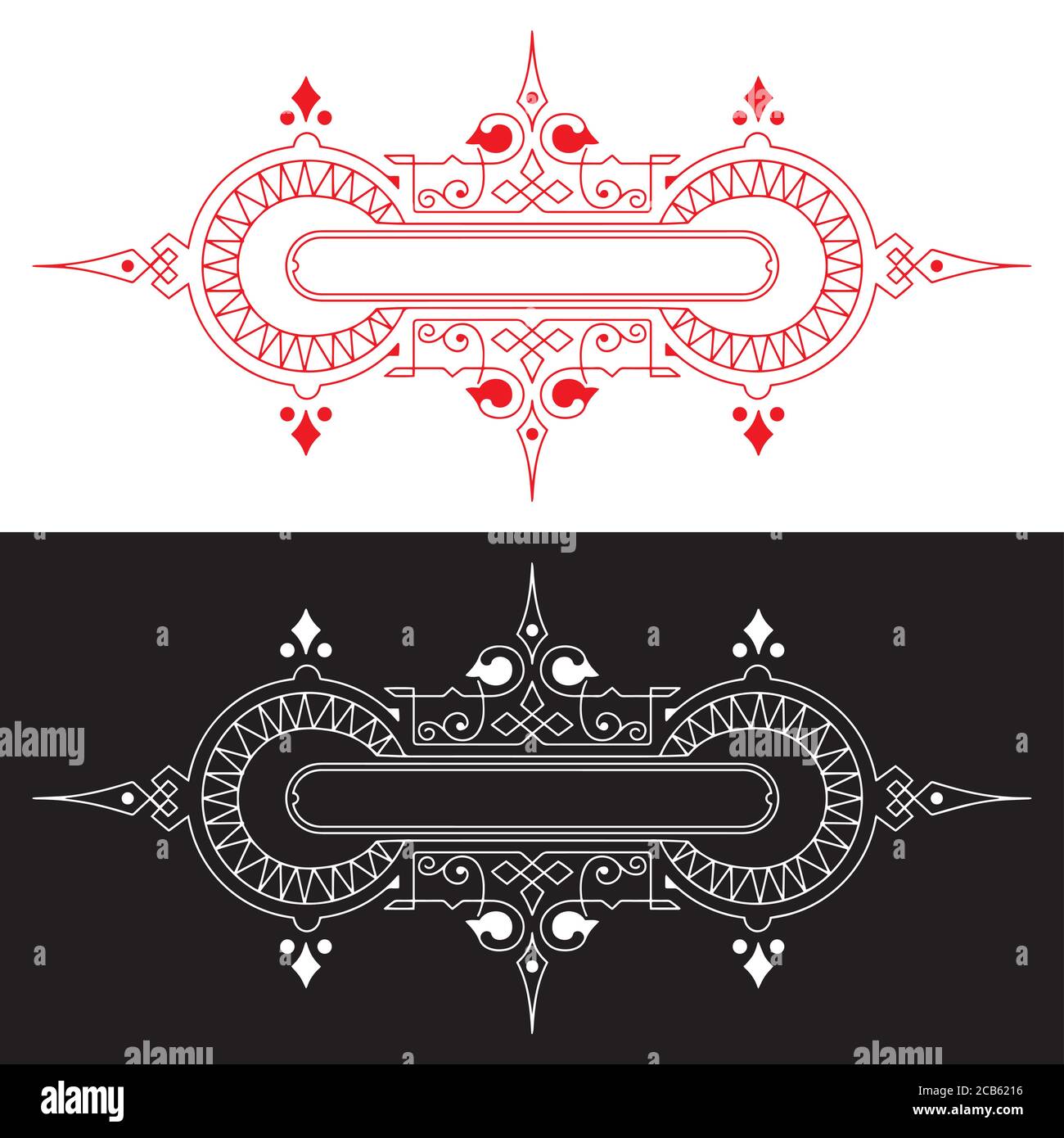 Pattern, Arabesque lines for art decor; ornate vignette for design ...