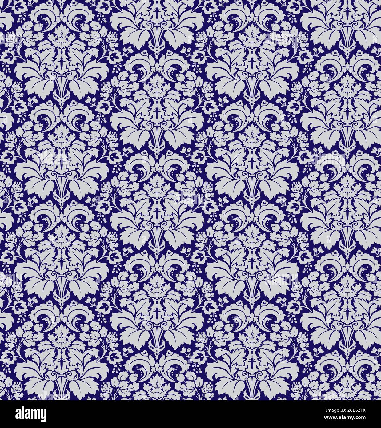 Vector seamless floral pattern. Rich ornament, Royal victorian seamless ...