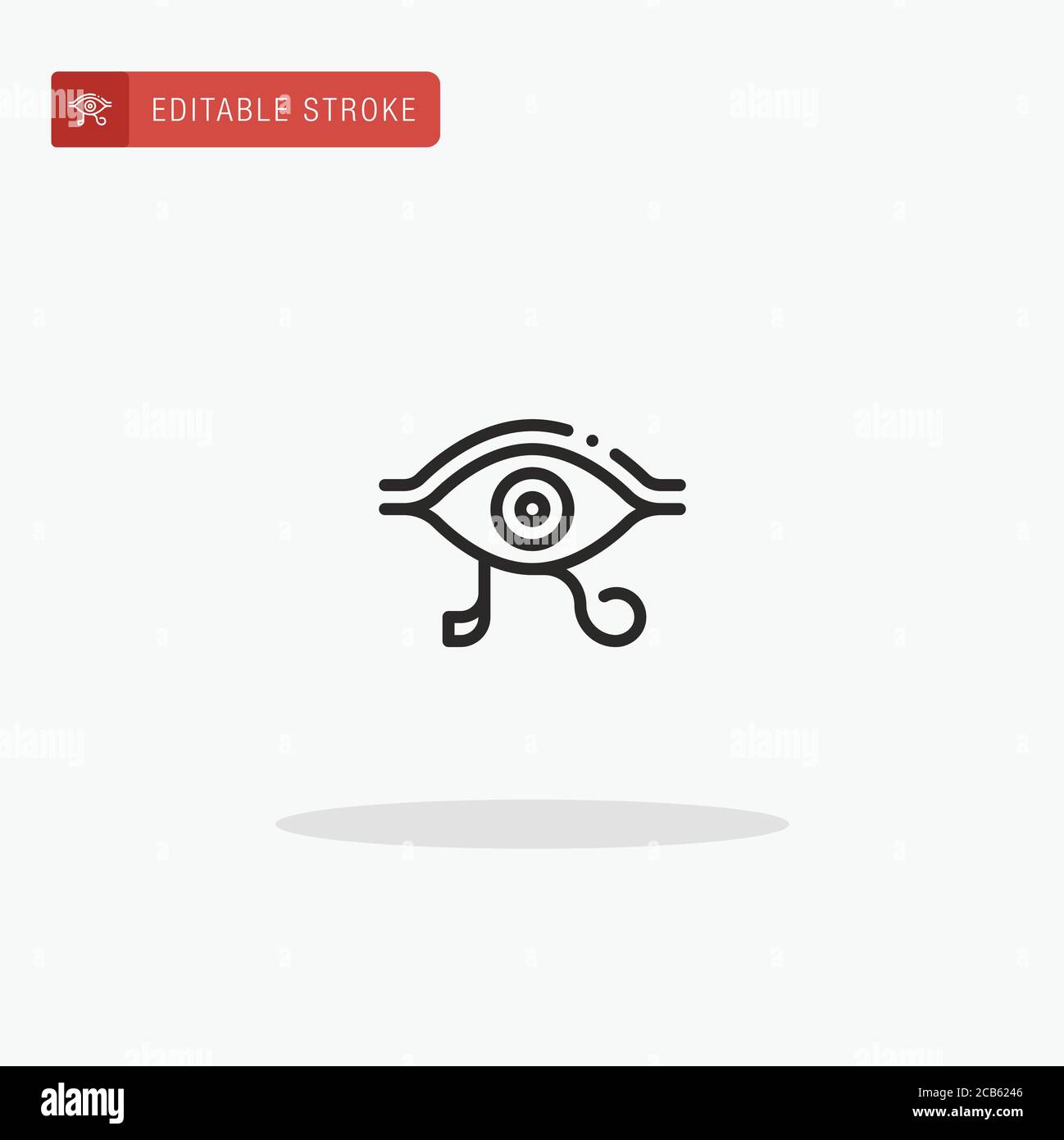 Eye Of Ra icon vector. Eye Of Ra icon for presentation Stock Vector ...