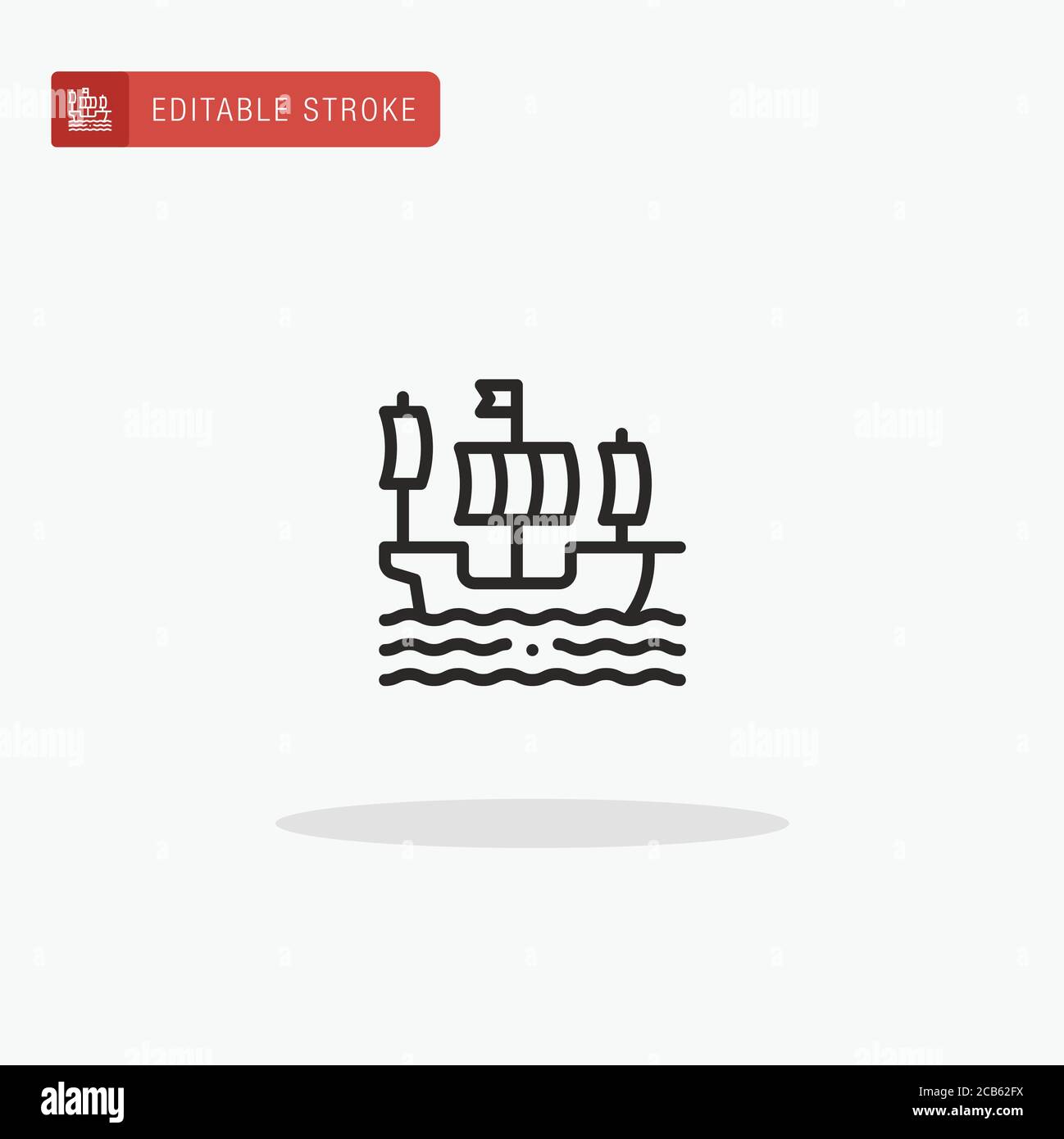Ship icon vector. Ship icon for presentation Stock Vector Image & Art ...