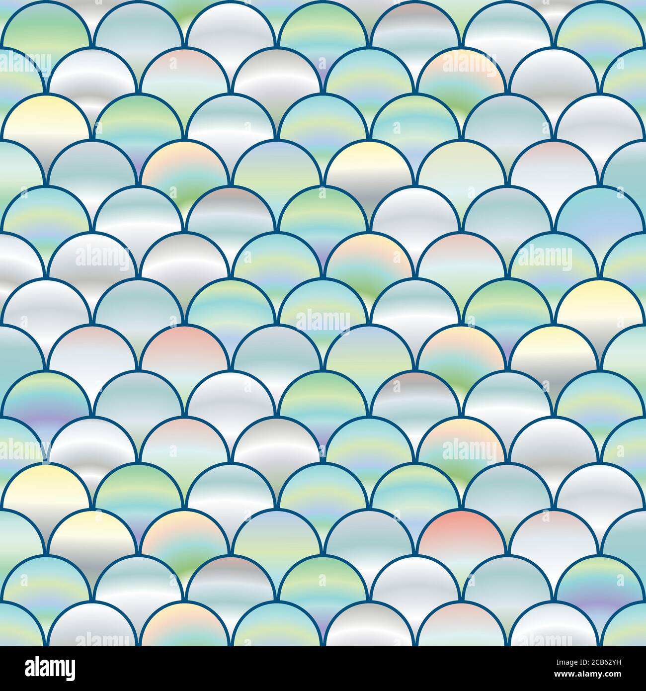 Seamless background with pearl circles similar to fish scales ...