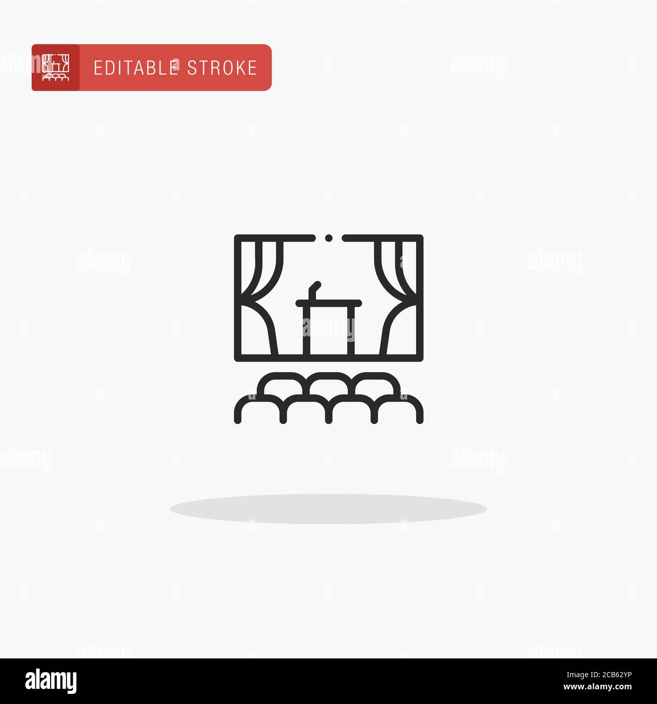 Stage icon vector. Stage icon for presentation Stock Vector Image & Art ...