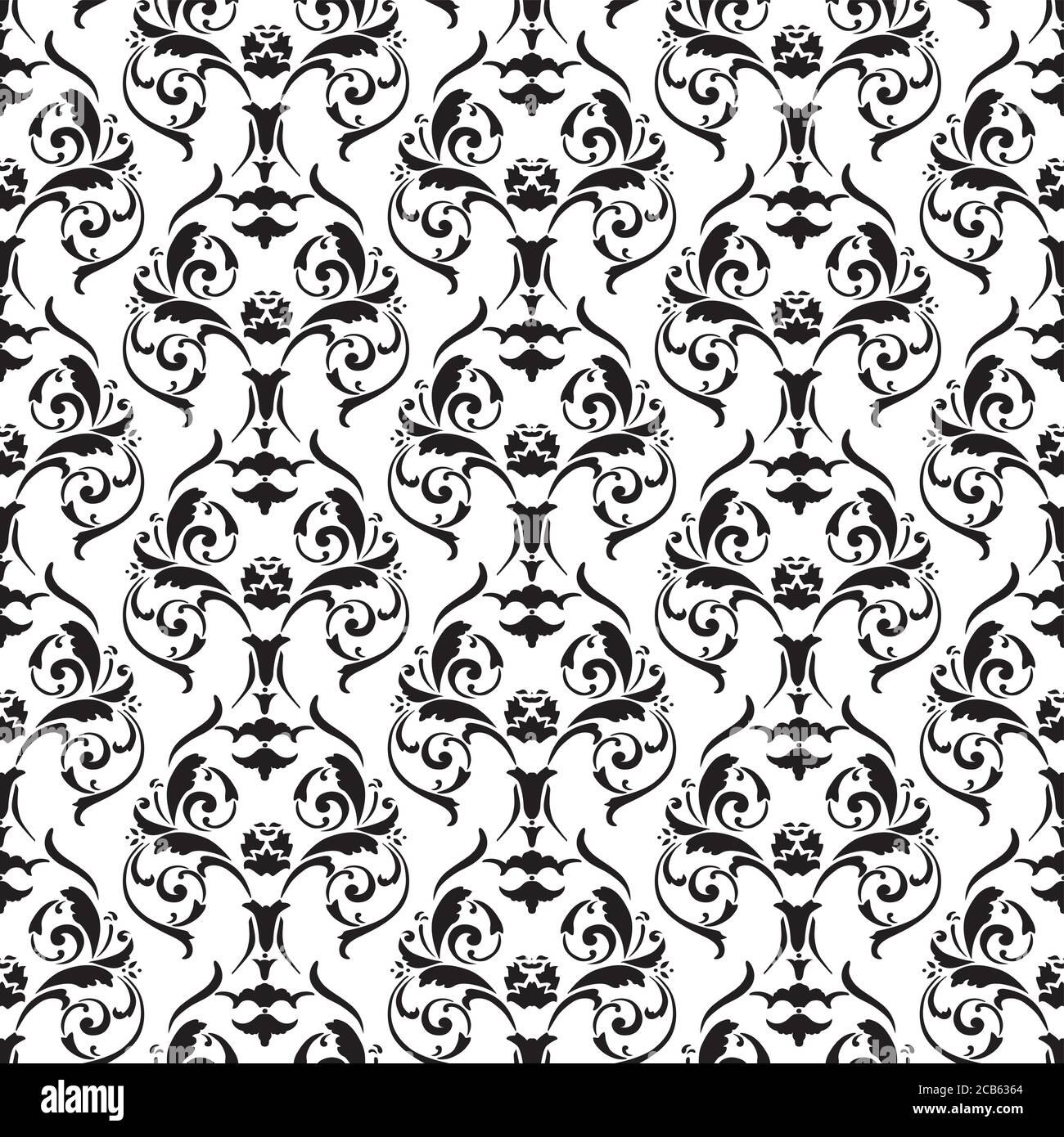 Vector seamless floral pattern. Rich ornament, Royal victorian seamless ...