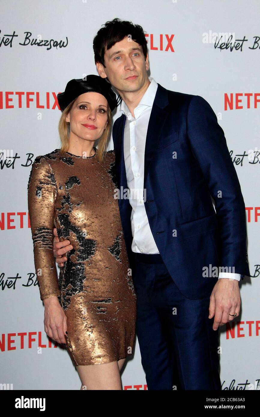 LOS ANGELES - JAN 28: Emma Caufield, Mark Leslie Ford at the "Velvet ...