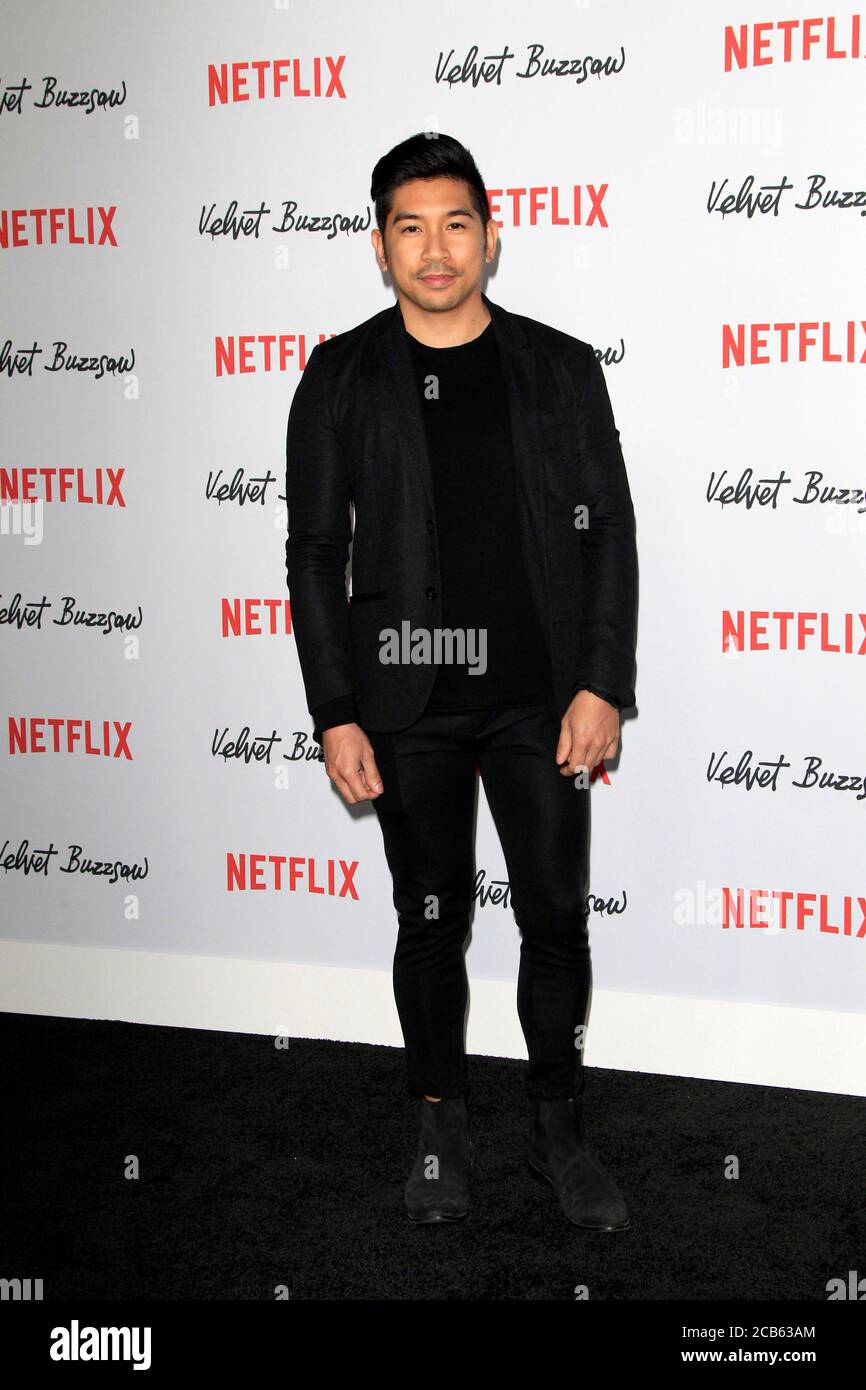 LOS ANGELES - JAN 28: Thomas Orlina at the "Velvet Buzzsaw" Premiere at ...