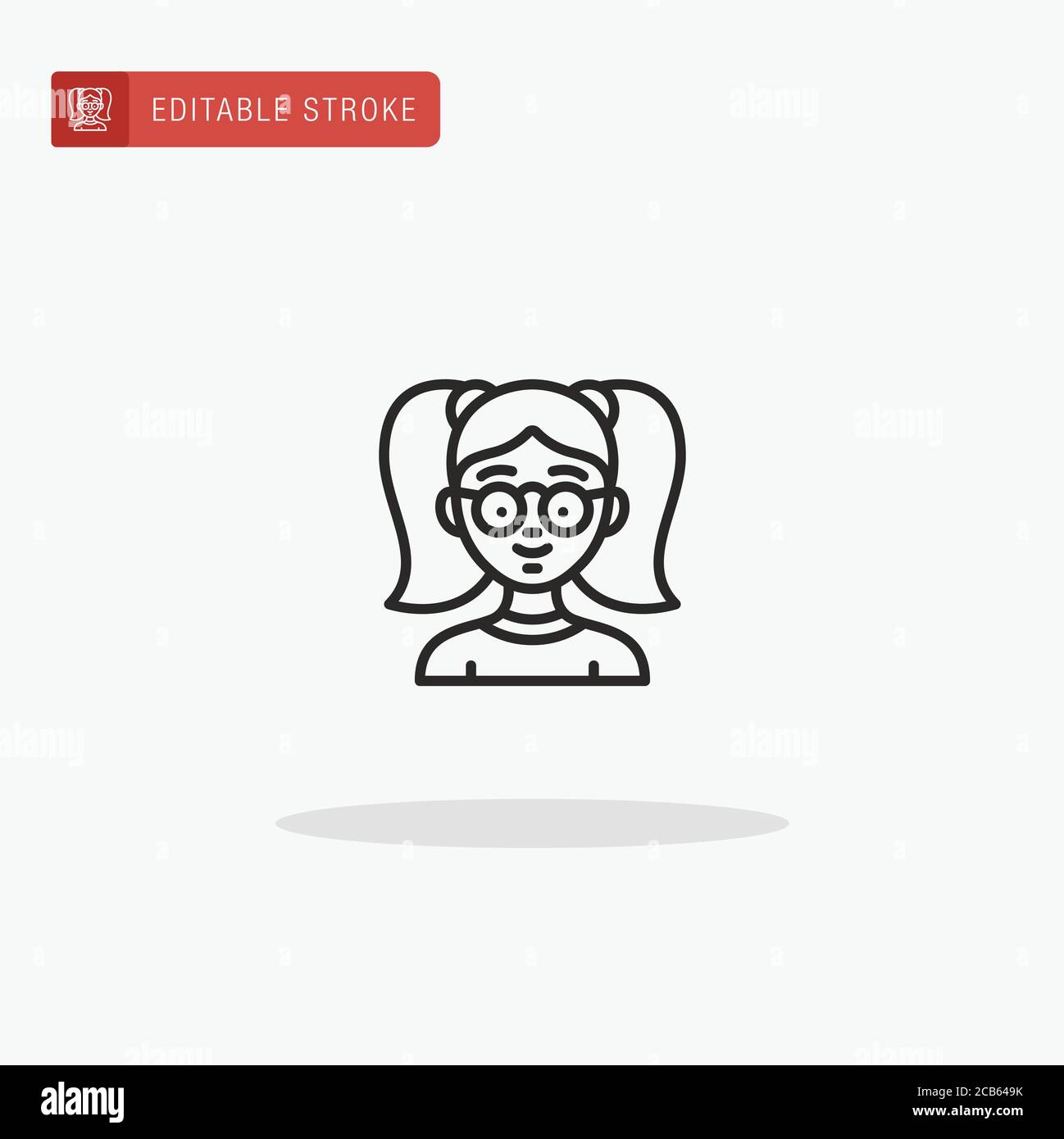 Nerd icon vector. Nerd icon for presentation Stock Vector Image & Art ...