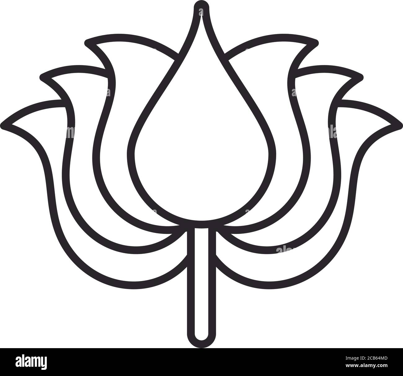 Bjp Lotus Illustration
