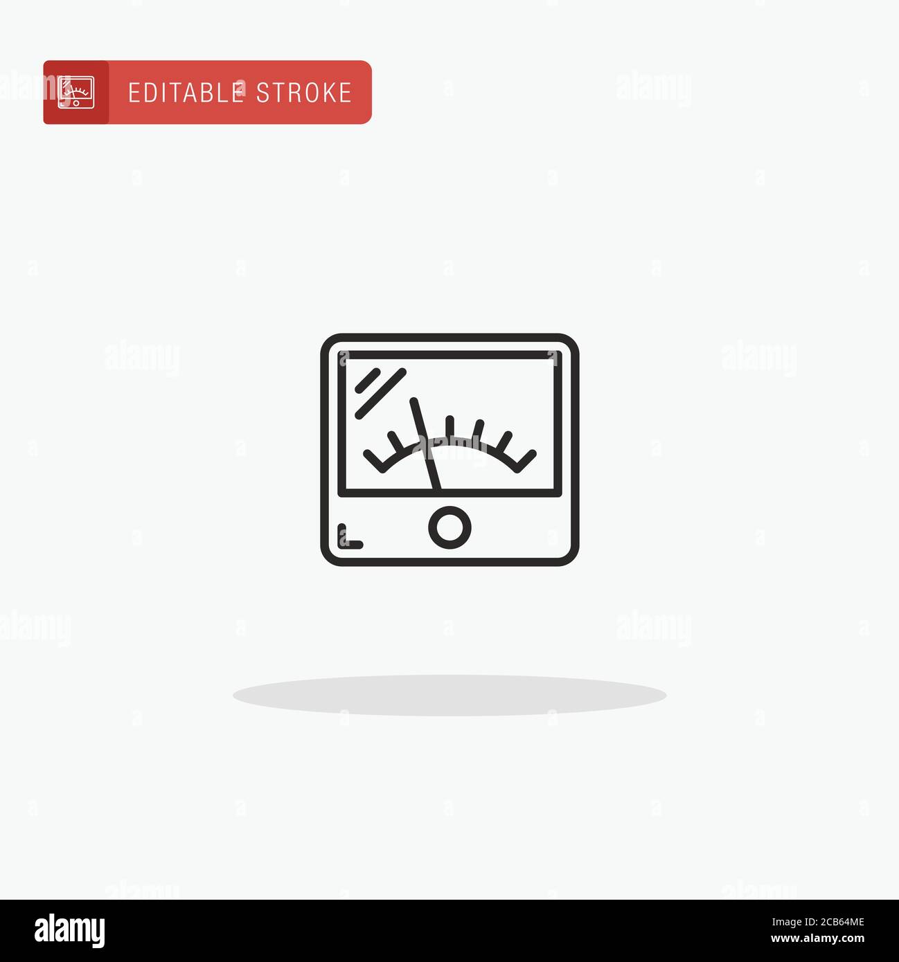 Gauge icon vector. Gauge icon for presentation Stock Vector Image & Art ...