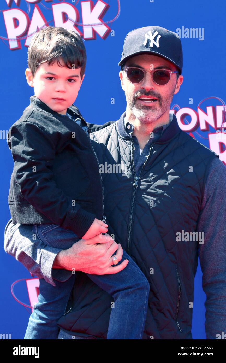 LOS ANGELES - MAR 10: Reid Scott, Son at the Wonder Park Premiere at ...