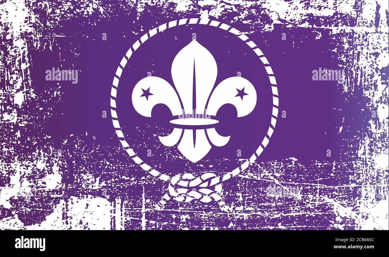 Flag world scout movement hi-res stock photography and images - Alamy
