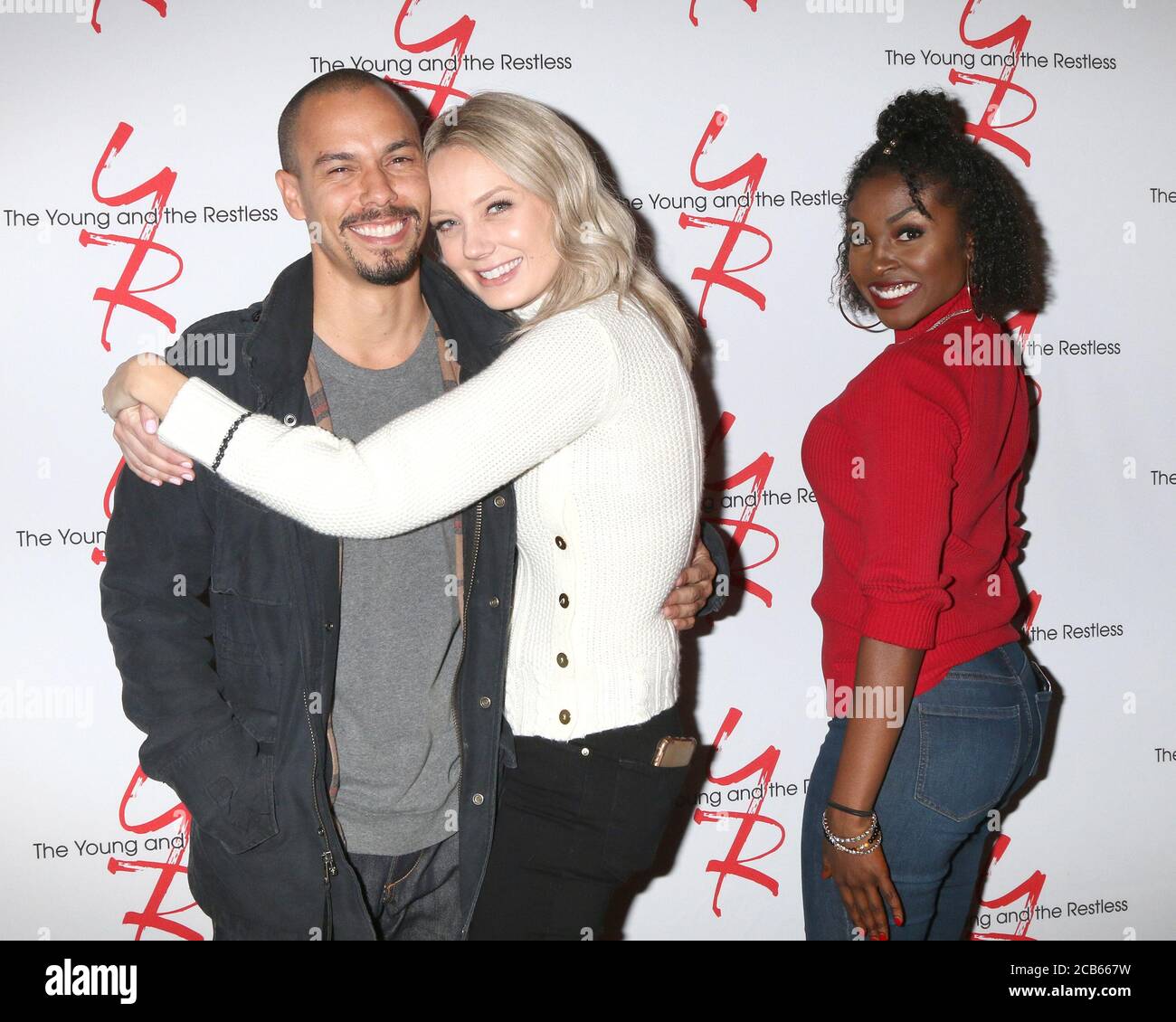LOS ANGELES - JAN 17: Bryton James, Melissa Ordway, Loren Lott at the ...