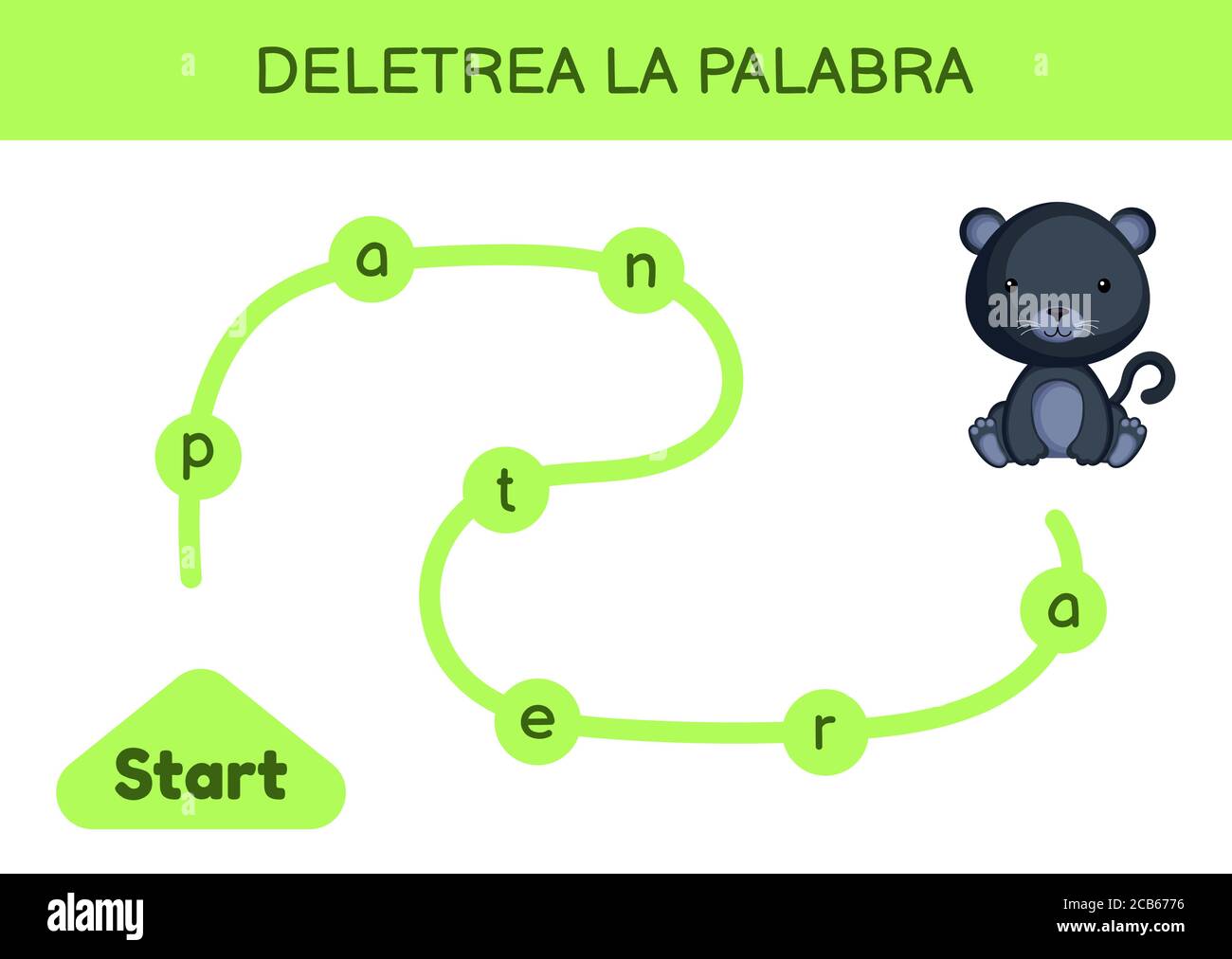 Deletrea la palabra - Spell the word. Maze for kids. Spelling word game ...