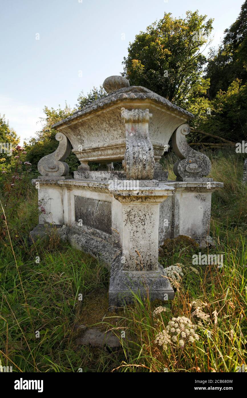 Sarcophagus tomb of Richard White. Wealthy wireworks leaseholder. Died ...
